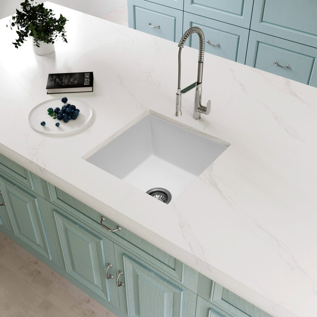 Is a White Granite Composite Sink Easy to Stain? - Chica Dragon